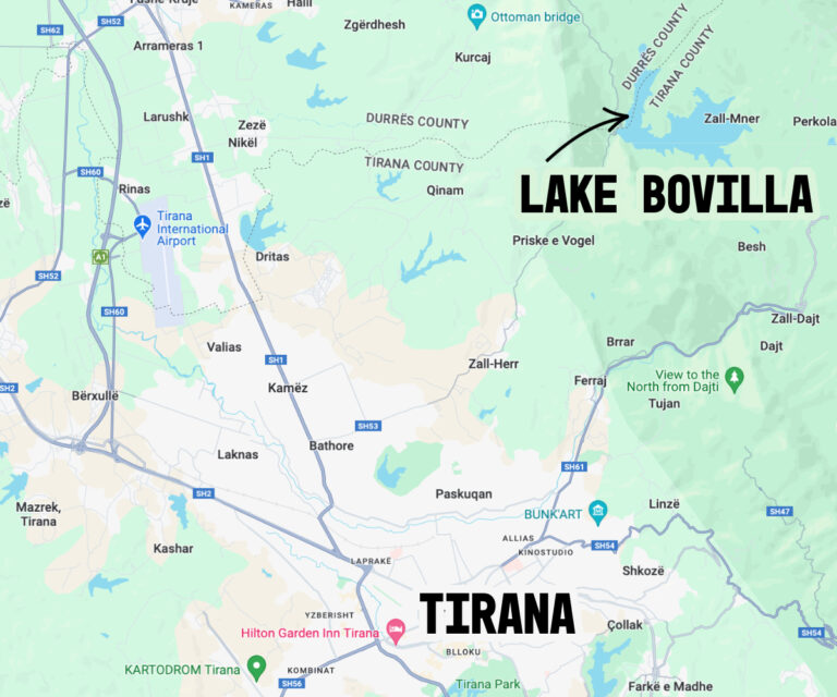 Visiting Lake Bovilla Near Tirana, Albania (Bovilla Lake)