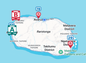 Explore This Cook Islands Map of Activities in Rarotonga